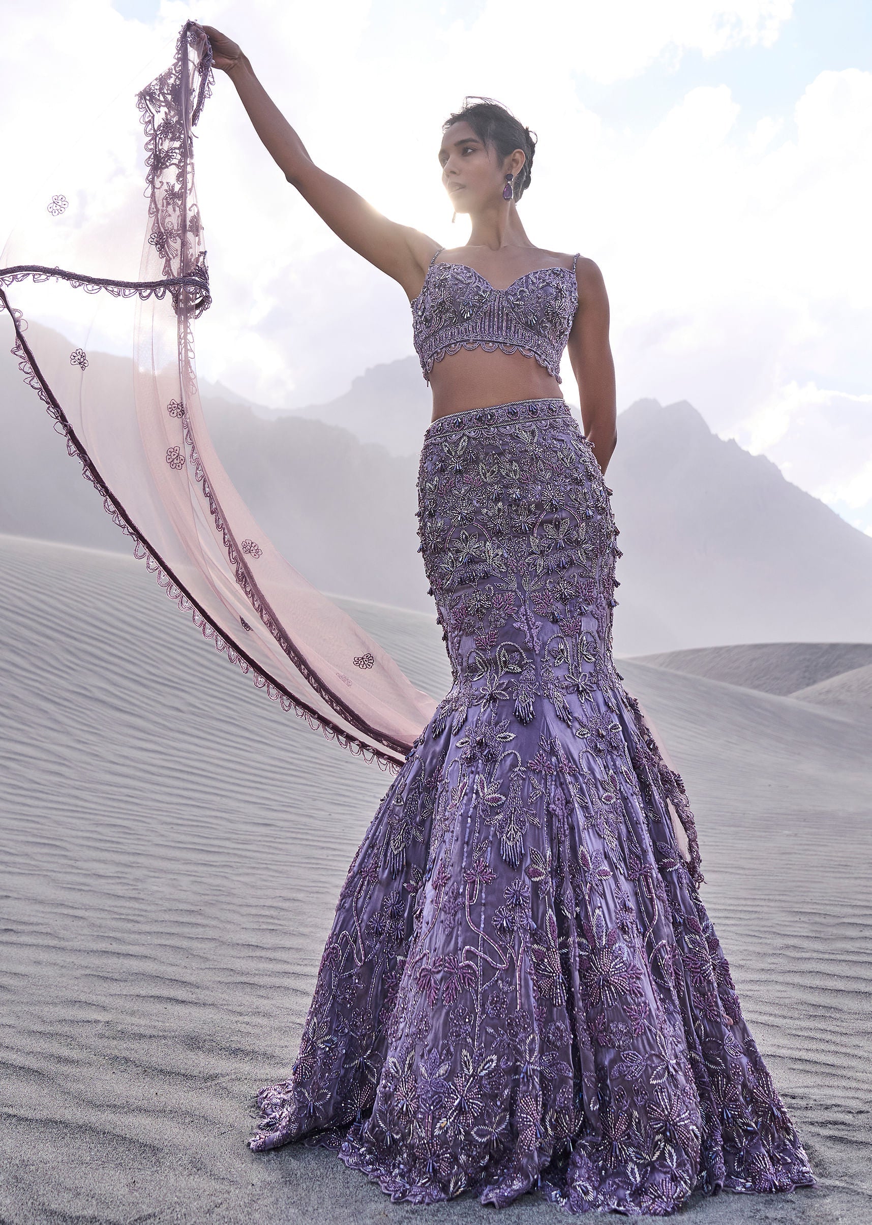 violet fish dresses